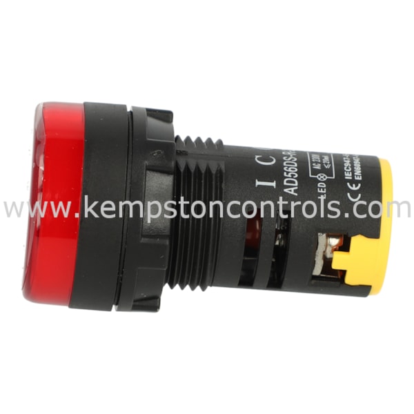 Iboco AD56DS-R230 ICG RED LED PILOT LAMP, 22MM FIXING HOLE, 230VAC ...