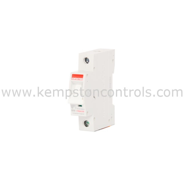 Contactum CPB0650B CONTACTUM MCB, 50A, SINGLE POLE, 4.5KA, B CURVE ...