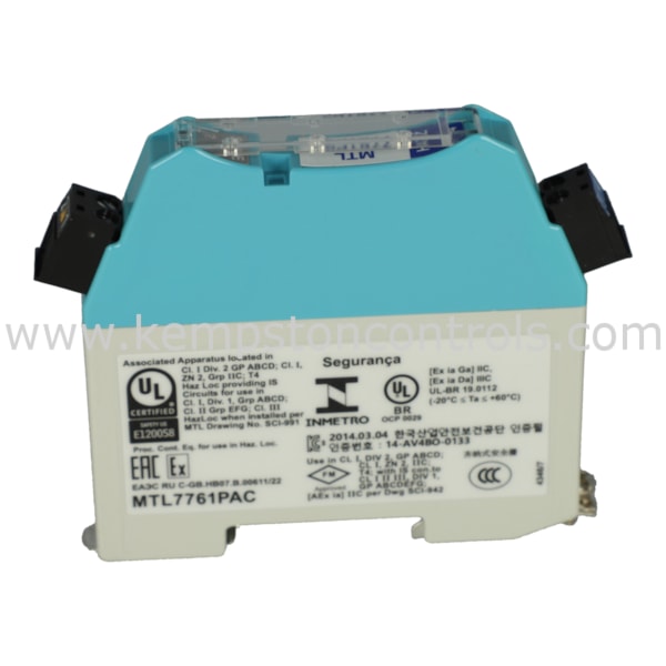 Eaton MTL MTL7761PAC EATON ZENER SAFETY BARRIER, 2 CHANNEL, 9V, 350 OHM ...