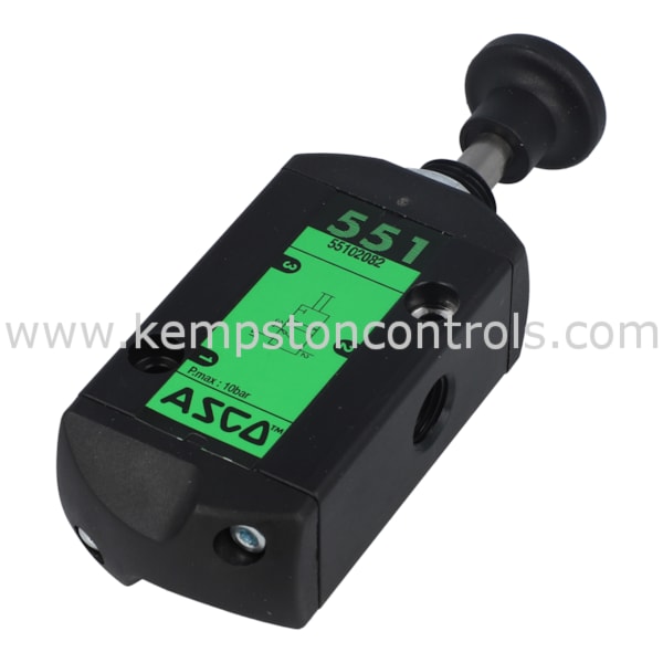 Emerson Asco 55102082 ASCO NUMATICS SPOOL VALVE SERIES 551 MANUALLY ...