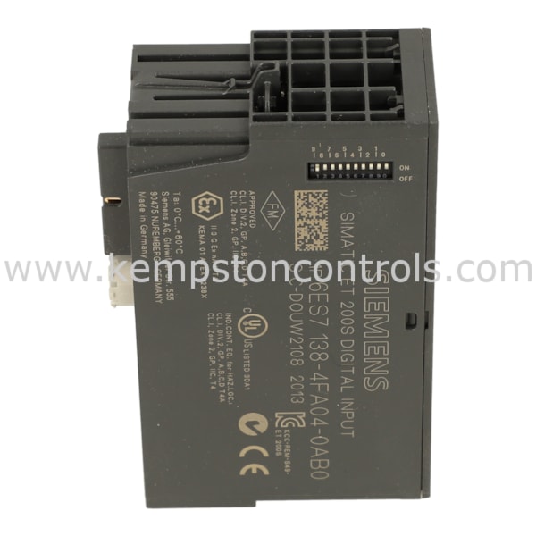 Siemens 6ES7138-4FA04-0AB0 SIEMENS DISCONTINUED SPARE PART, SIMATIC DP ...