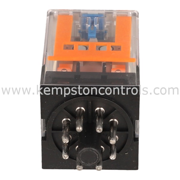 Schrack MU221024 SCHRACK PLUG-IN RELAY, 8 PIN 2 CO, 24VDC, 10A ...