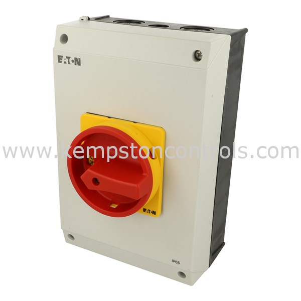 Eaton Moeller P3-63/I4/SVB/N MOELLER 63A 3P+N ISOLATOR PLASTIC ENCL | Kempston Controls