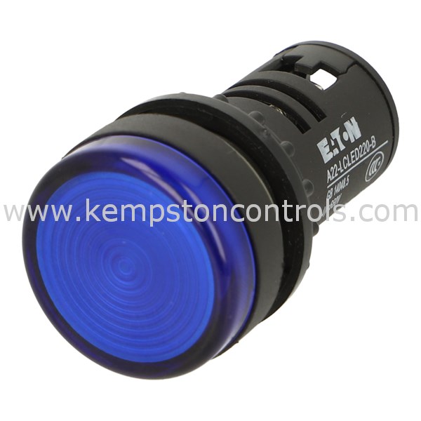 Eaton Moeller A22-LCLED220-B MOELLER INDICATING LIGHT, COMPACT, BLUE ...