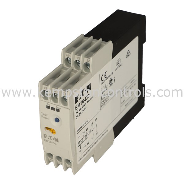 Eaton Moeller EMT6-DB MOELLER THERMISTOR RLY, HAND/AUTO RESET ...