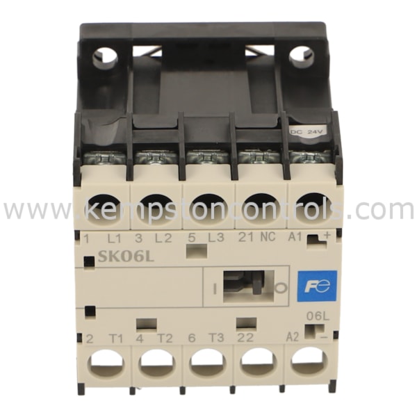Fuji SK06L-E01 FUJI CONTACTOR 6A 24VDC WITH 1N/C AUX | Kempston Controls
