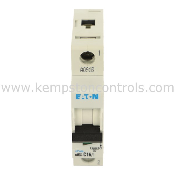 Eaton MMC6-C16/1 MINIATURE CIRCUIT BREAKER (MCB), 6KA,16 A, 1 POLE, CHARACTERISTIC: C | Kempston ...