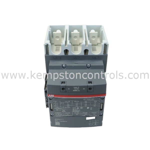 ABB 1SFL547002R1311 ABB CONTACTOR, 3 POLE, 132KW, 265A, AC3, 100-250V50/60HZ 100-250VDC COIL ...