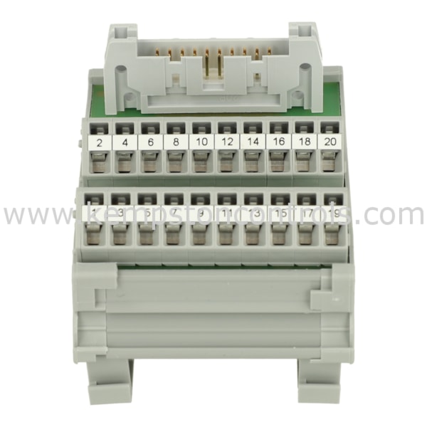WAGO 289-504 WAGO INTERFACE MODULE; WITH MALE CONNECTOR PER DIN 41651; 20-POLE | Kempston Controls