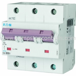 Moeller PLHT-C32/3 MOELLER MCB 32A 3 POLE C CURVE 25KA LH | Kempston Controls