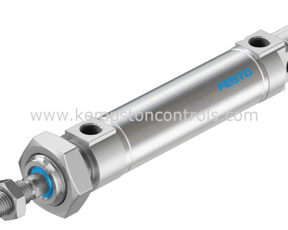 FESTO DSNU-25-50-PPV-A FESTO ISO CYLINDER, 50MM STROKE, 25MM PISTON, 1-10BAR, DOUBLE ACTING, G1 ...