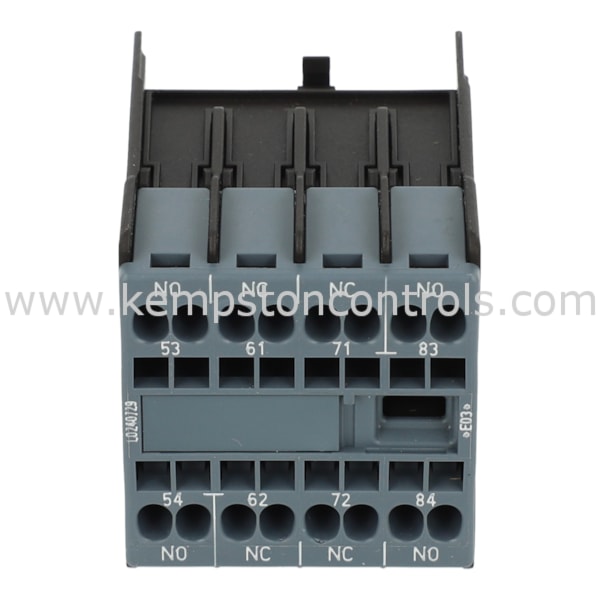 Siemens 3RH2911-2XA22-0MA0 SIEMENS AUXILIARY SWITCH ON THE FRONT 2NO + 2 NC CURRENT PATH 1 NO, 1 ...