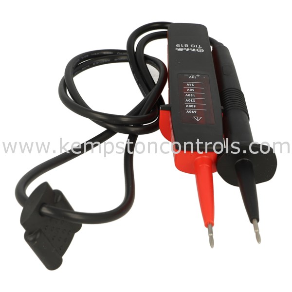 T.I.S. TIS 819 T.I.S. 819 VOLTAGE TESTER 12 690V AC DC LED DISPLAY CAT III CAT IV IP54 BATTERY FREE Kempston Controls
