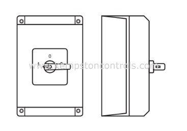 IMO SCO4P32 IMO STAG ENCLOSED CHANGEOVER SWITCH, 4POLE, 32AMP, 230-440V ...