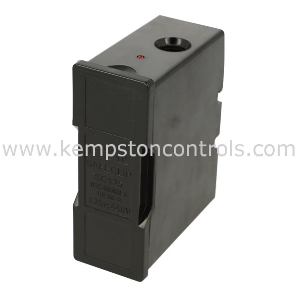 Bussmann SC125H-D BUSSMANN (GE) SAFECLIP 125A FRONT CONNECTED BLACK | Kempston Controls