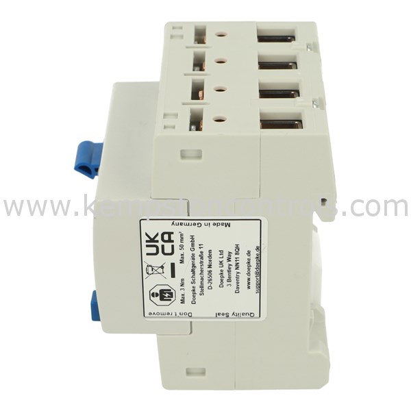 Doepke 09124902 DOEPKE RESIDUAL CURRENT CIRCUIT BREAKER, 4 POLE, 25A ...