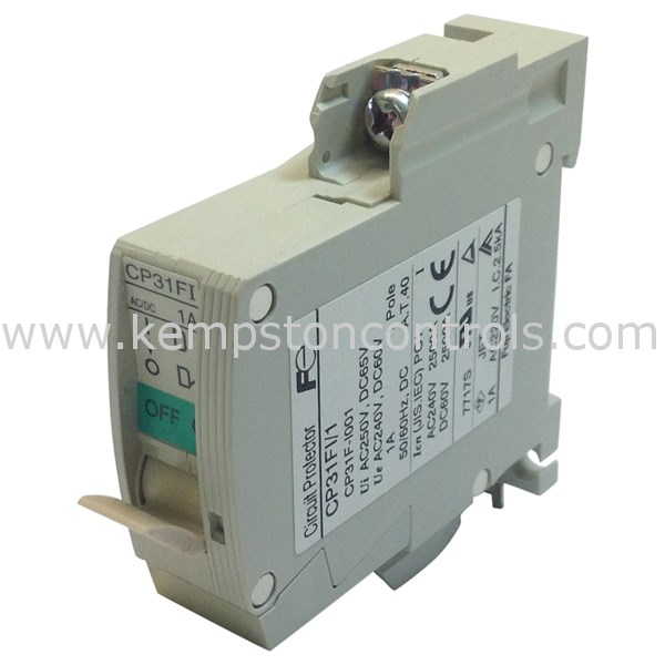Fuji CP31FI/1 CP31FI 1A CIRCUIT PROTECTOR 1 POLE 1 AMP | Kempston Controls
