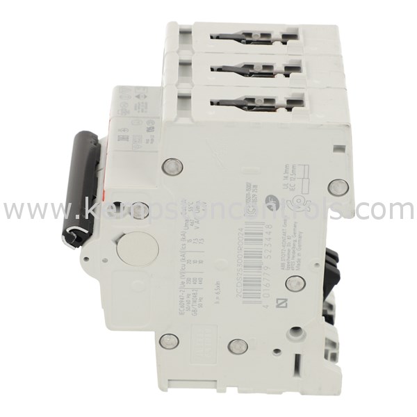 ABB 2CDS253001R0024 ABB MINIATURE CIRCUIT BREAKER, 3 POLE, C TYPE, 2A ...