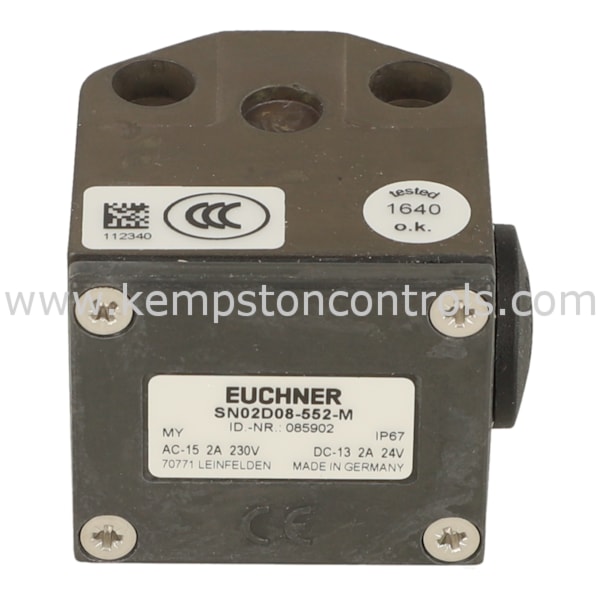 Euchner SN02D08-552-M EUCHNER MULTIPLE LIMIT SWITCH, 6A, 250V, UPRIGHT ...