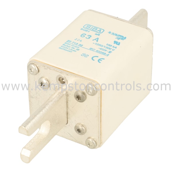 Siba 20-713-32/63A SIBA FUSE, 63A, SQB 1 DIN 110, AR CLASS, 1250V ...
