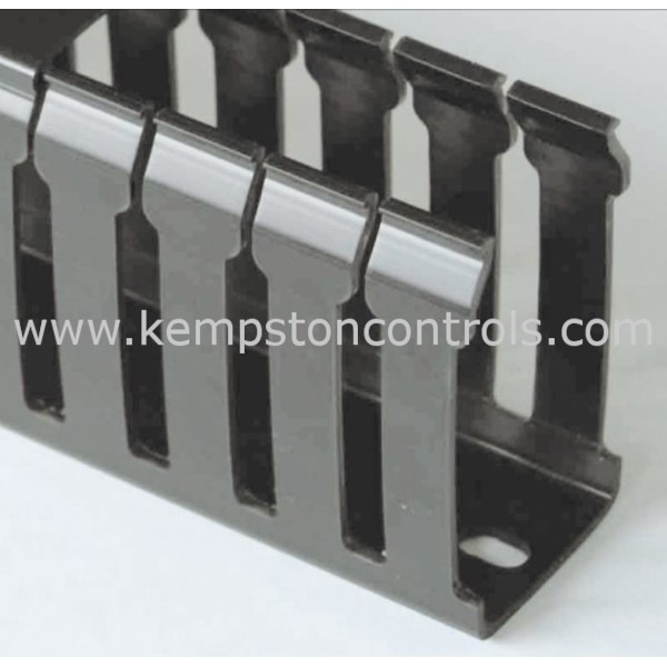 Betaduct 23462000 OPEN SLOT TRUNKING, BLACK, 25X50, LFH DUCT 24M 054/ ...