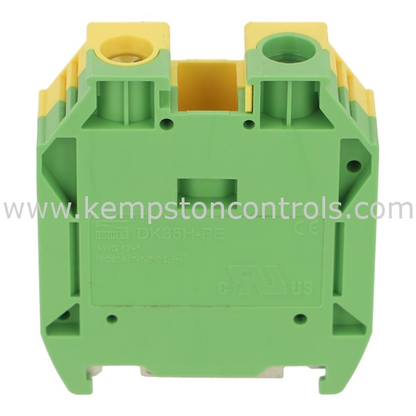 Dinkle DK35H-PE DINKLE 35MM DIN RAIL EARTH TERMINAL | Kempston Controls