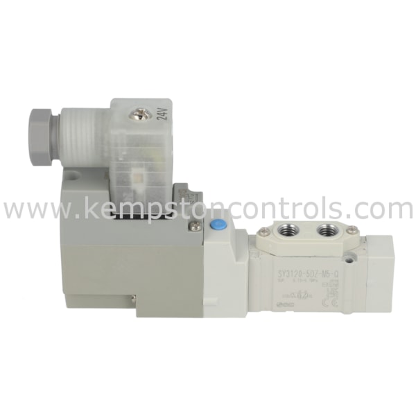 SMC SY3120-5DZ-M5-Q SMC M5 BODY PORTED SINGLE SOLENOID VALVE 24VDC | Kempston Controls