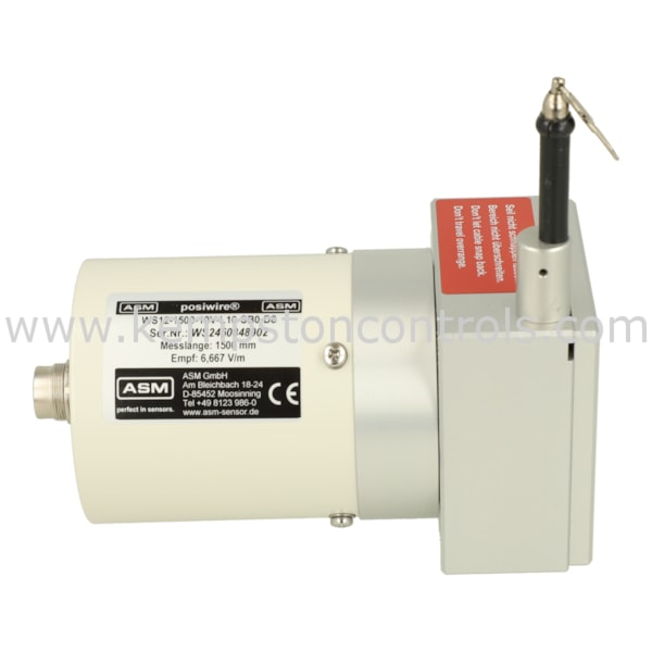 ASM WS12-1500-10V-L10-SB0-D8 ASM POSITION SENSOR, 1500MM RANGE, ANALOG ...