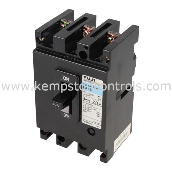 Fuji EA53/20 FUJI AUTO BREAKER, 3 POLE, 20A | Kempston Controls