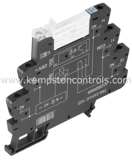 Weidmuller 1122810000 WEIDMULLER TRS 120VUC 1CO RELAY MODULE | Kempston ...