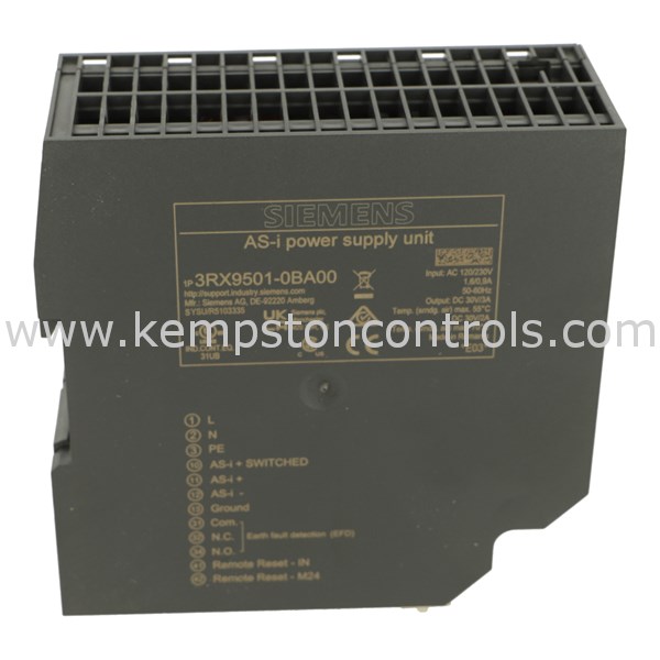 Siemens 3RX9501-0BA00 SIEMENS AS-I POWER 3A 120 V/230V AC AS-INTERFACE ...