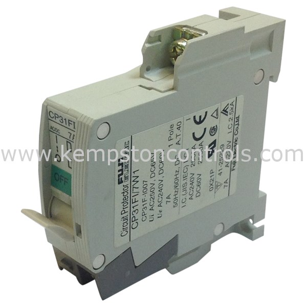 Fuji CP31FI/7W1 CIRCUIT PROTECTOR 1 POLE 7 AMP INST+AUX SWITCH FOR LOW LEVEL CIRCUIT | Kempston ...