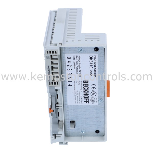 Beckhoff BK3110. BECKHOFF BUS COUPLER, PROFIBUS DP, 64 TERMINALS, 256 ...