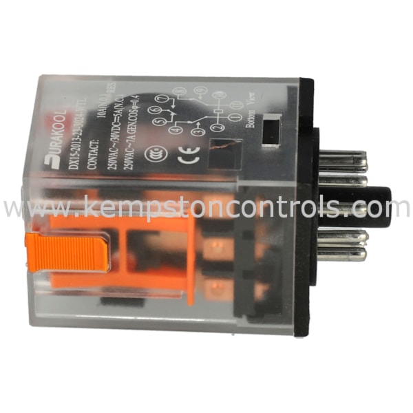 Durakool DX15-2013-23-3024-WTL DURAKOOL RELAY W TESTBTN&LED,24VAC,3P,11 ...