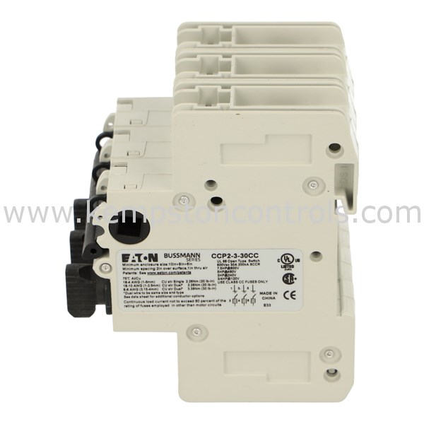 Bussmann CCP2-3-30CC BUSSMANN COMPACT CCT. PROTECTOR CLASS CF 3P 30A ...