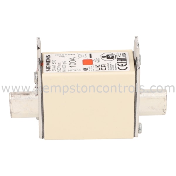 Siemens 3NA7830 LV HRC FUSE SIZE 00 100A | Kempston Controls
