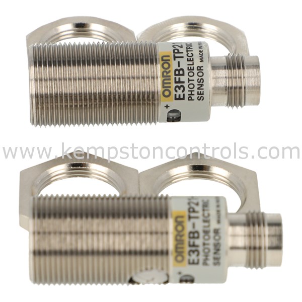 Omron E3FB-TP21 OMRON PHOTOELECTRIC SENSOR, THROUGH BEAM, M18, 20M RANGE, PNP LO DO, M12 ...