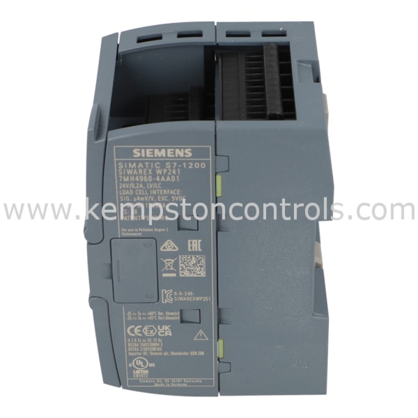 Siemens 7MH4960-4AA01 SIEMENS SIWAREX WP241 BELT WEIGHER ELECTRONIC (1 ...