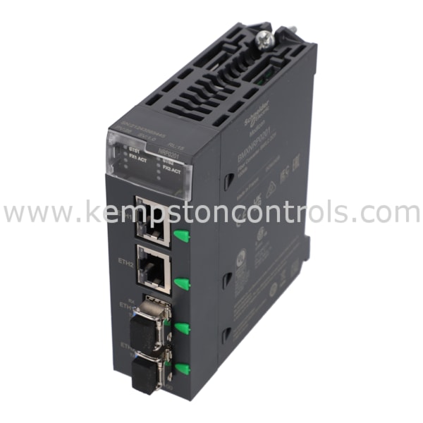 Schneider BMXNRP0201 SCHNEIDER FIBER CONVERTER SM/LC, 2CH, 100MB ...