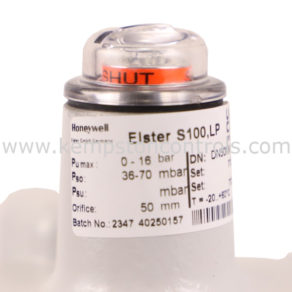 Honeywell Elster Jeavons J9A-S100/LP HONEYWELL ELSTER JEAVONS SLAM SHUT ...