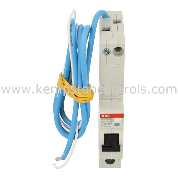 ABB 2CSR275151R1205 ABB RCBO, 20A, 1P+N, 10KA, 230-240VAC, 50/60HZ, TRIPPING CHARACTERISTIC: B ...