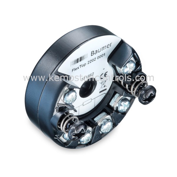 Baumer 2202-0001.0 FLEXTOP 2202 IN-HEAD TRANSMITTER, PT100 IN, 4-20MA ...