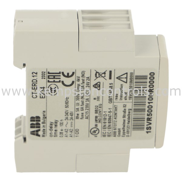 ABB 1SVR500100R0000 ABB CT-ERD.12 TIME RELAY, ON-DELAY | Kempston Controls