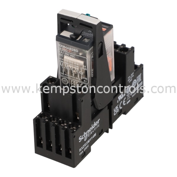 Schneider RXM4AB2BDPVM SCHNEIDER POWER RELAY, WITH LED, LOCKABLE TEST ...