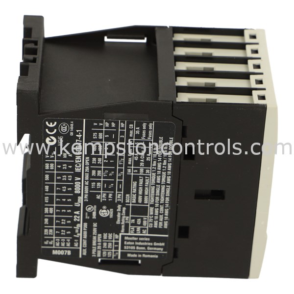 Eaton Moeller DILM7-10(24V50HZ) MOELLER CONTACTOR, 3 POLES, 3 KW, 1NO ...