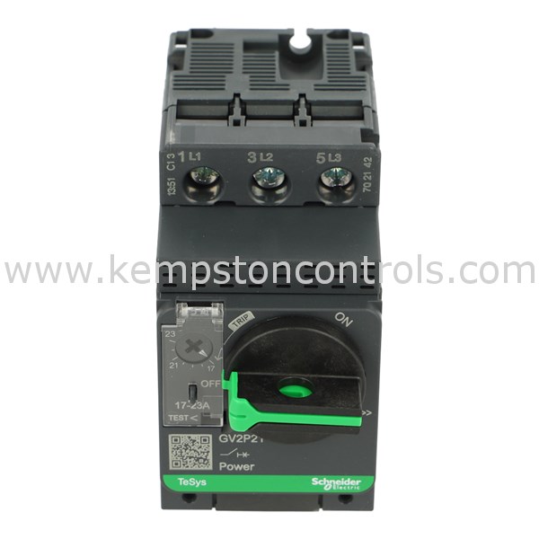 Schneider GV2P21 SCHNEIDER CIRCUIT BREAKER, MOTOR PROTECTIVE, 17-23A ...