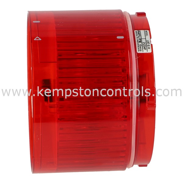 Patlite LR7-E-R LED MODULE, RED, COLORED LENS, 70MM DIA. FOR USE WITH ...