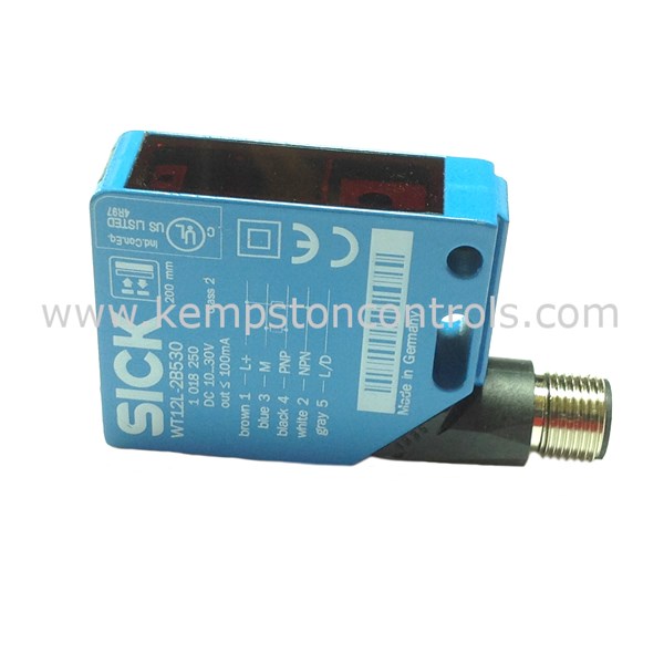 Sick WT12L-2B530 PHOTOELECTRIC PROXIMITY SENSOR, 30-200MM MAX RANGE, 10 ...