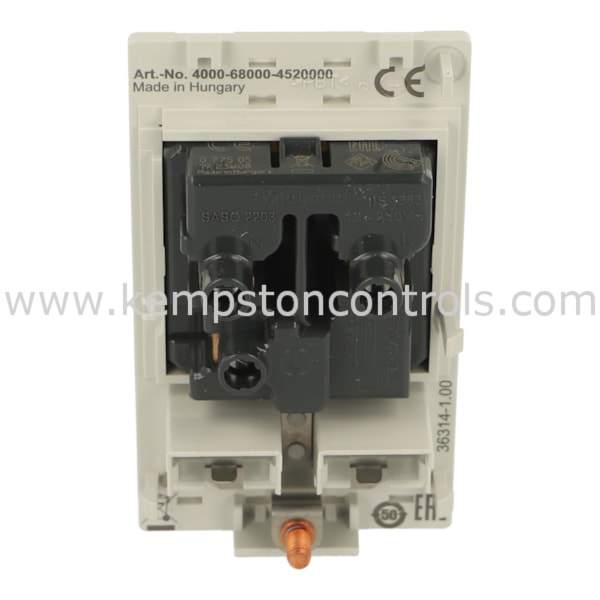 MURR 4000-68000-4520000 MURR MODLINK MSDD SINGLE COMBI INSERT GREAT BRITAIN 2X DATA CUTOUT ...