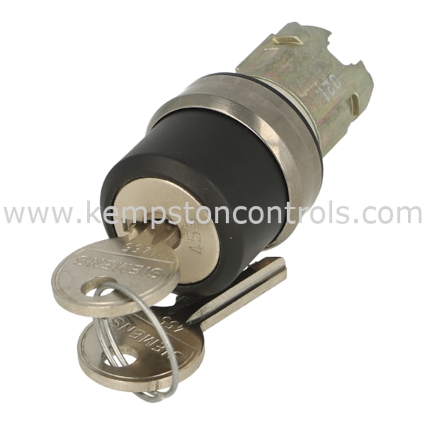 Siemens 3SU1050-4CF01-0AA0 SIEMENS KEYSWITCH, RONIS, 22MM, ROUND, METAL ...